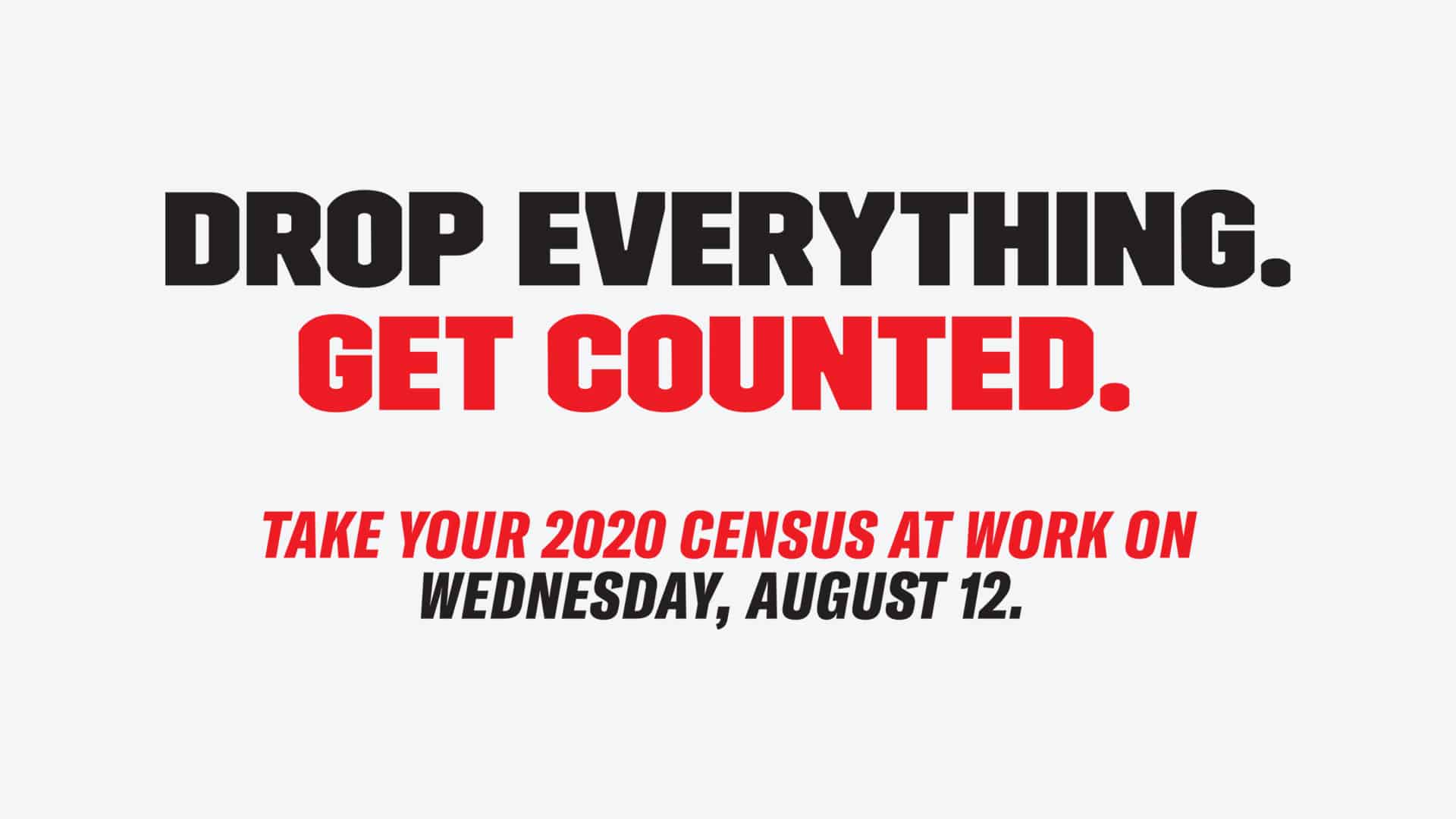 Drop Everything & Get Counted: Wednesday, Aug. 12 - Huntsville/Madison ...